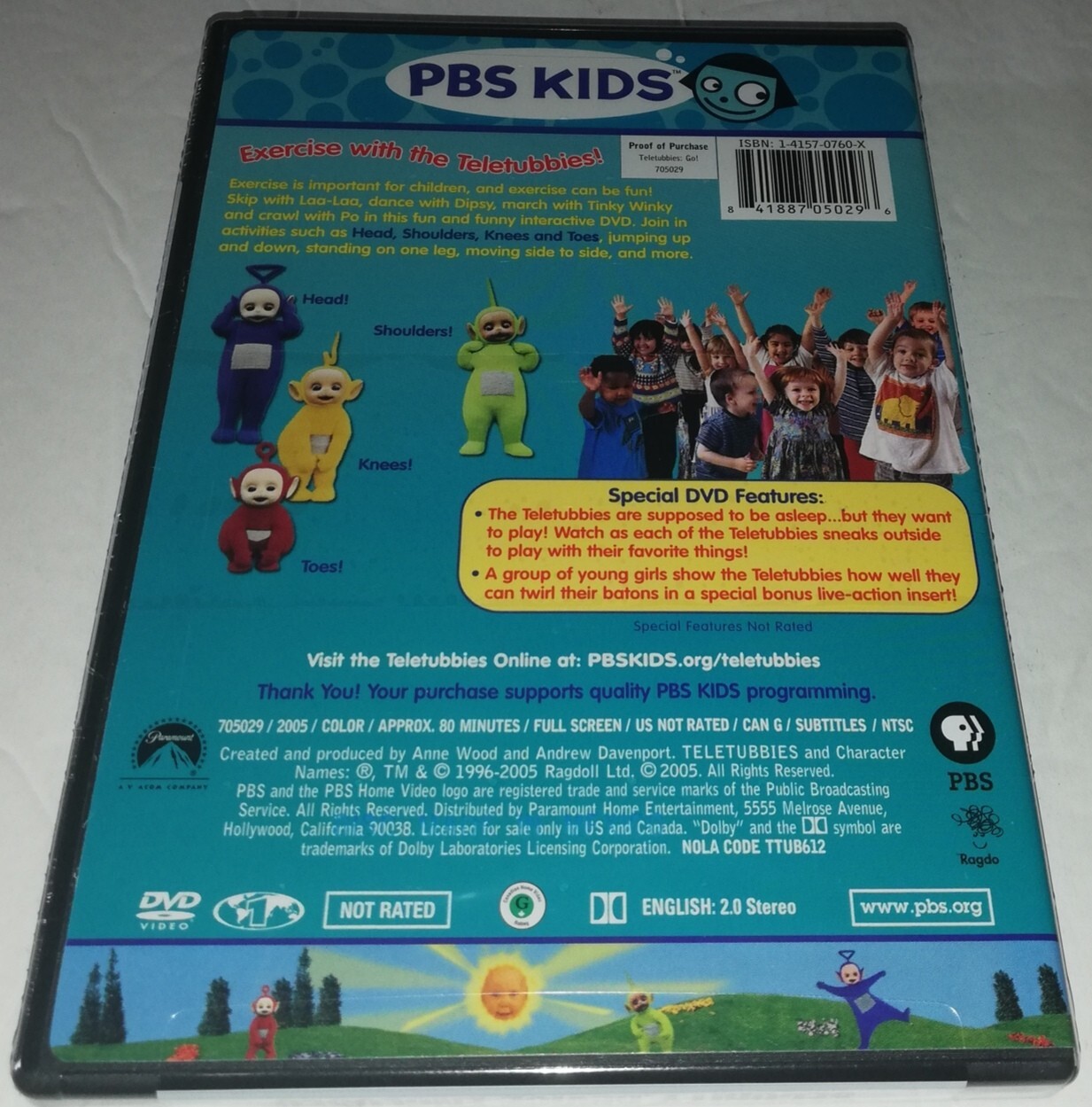 Teletubbies Go Exercise With The Teletubbies Vhs