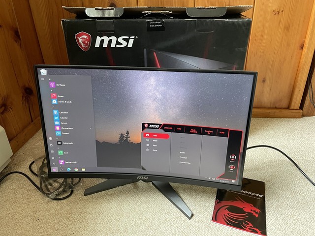 MSI 24-inch Full HD FreeSync Curved LED Wide Screen Gaming Monitor for ...