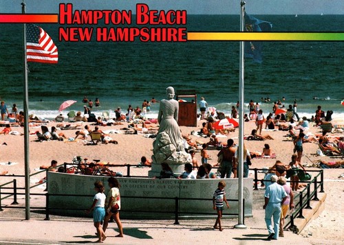 Postcard Hampton Beach New Hampshire Memorial | eBay