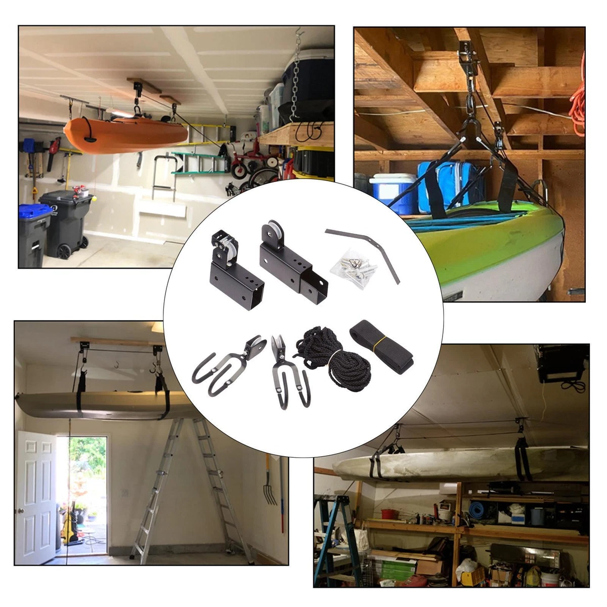 Garage Ceiling Pulley System | Shelly Lighting