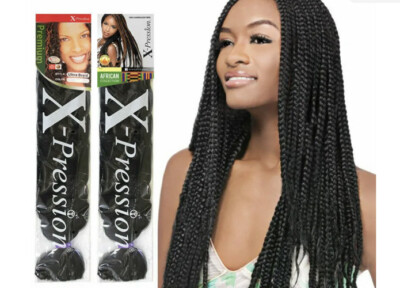 5 Packs X-pression Xpression Expression 82" Braiding Hair | eBay