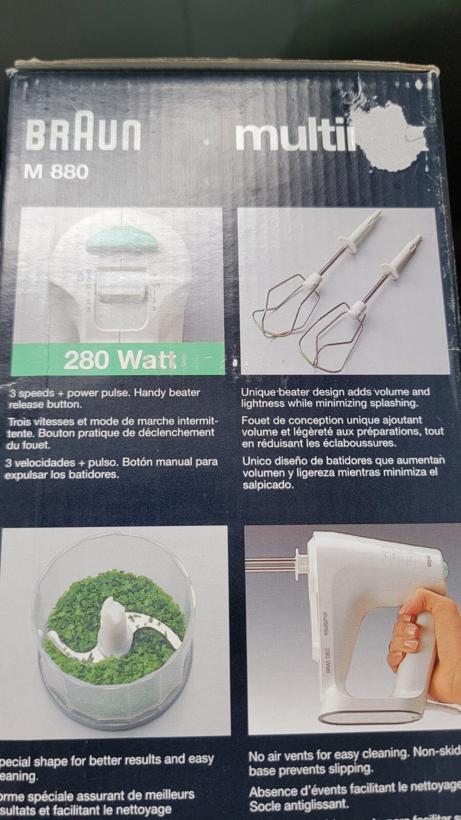 Braun M880 280W Hand Mixer for sale online | eBay