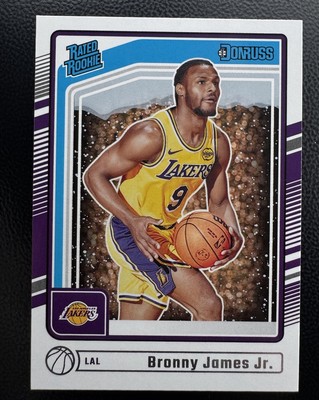 2024-25 Donruss Basketball Rated Rookie #243 Bronny James Jr., Los ...
