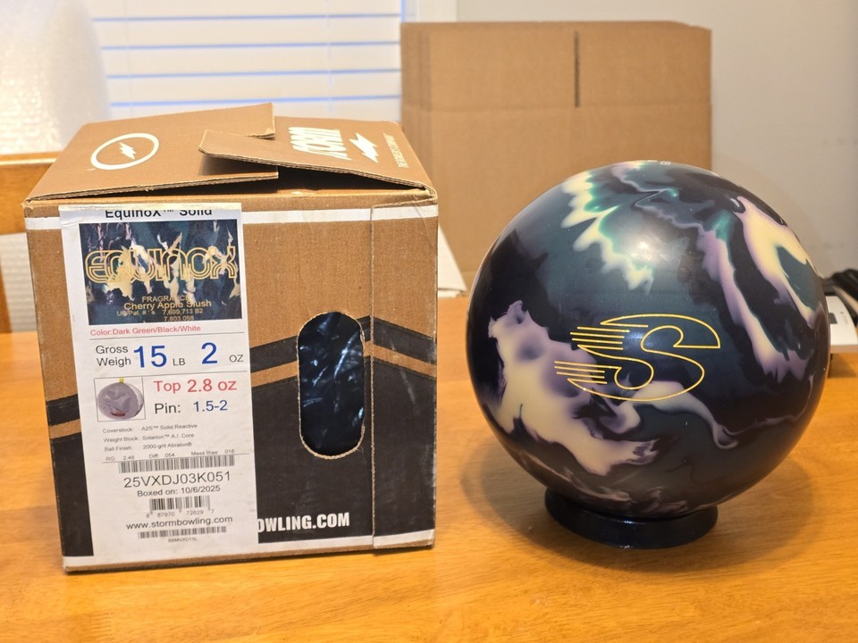 Storm Equinox Solid High Performance Bowling Ball - 15lb - Under 2 ...