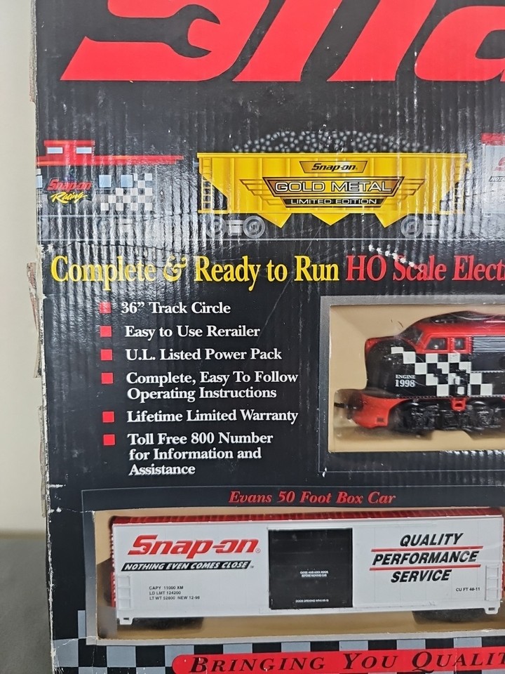 Vintage Snap-on Tools Train Set Ready To Run Electric 1998 | eBay