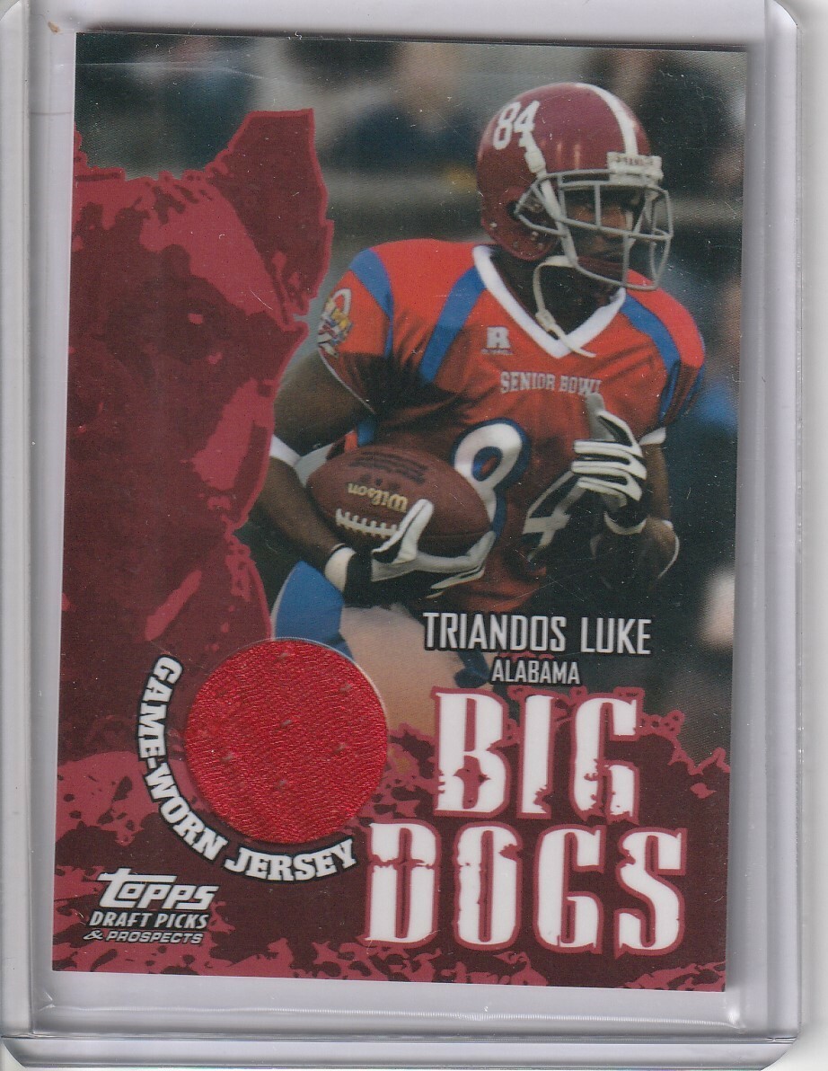 Triandos Luke 2004 Topps Draft Picks & Prospects Big Dogs Senior Bowl ...