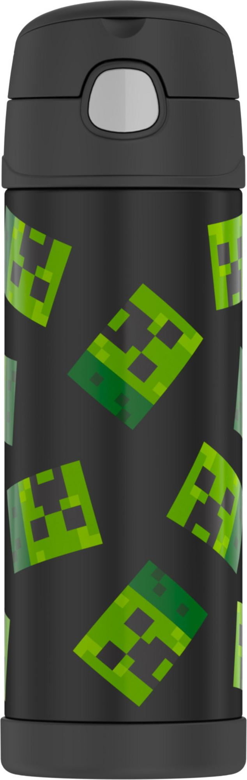 Thermos Funtainer Vacuum Insulated Stainless Steel Water Bottle, Minecraft,