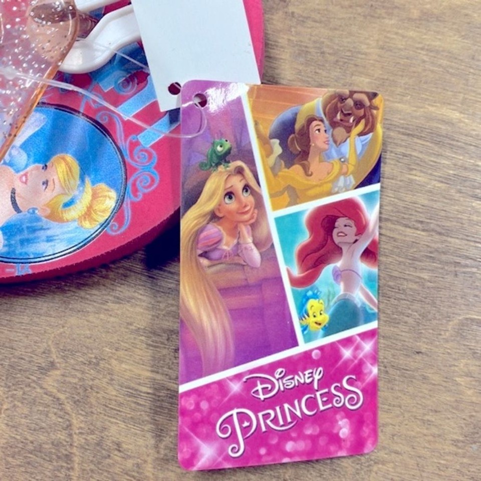 Disney Princess pink flip flops new with tags size 11 | eBay