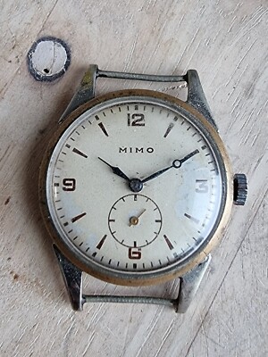 WWII PERIOD men's MIMO DIAMOND Otto Graef VINTAGE WRISTWATCH | eBay