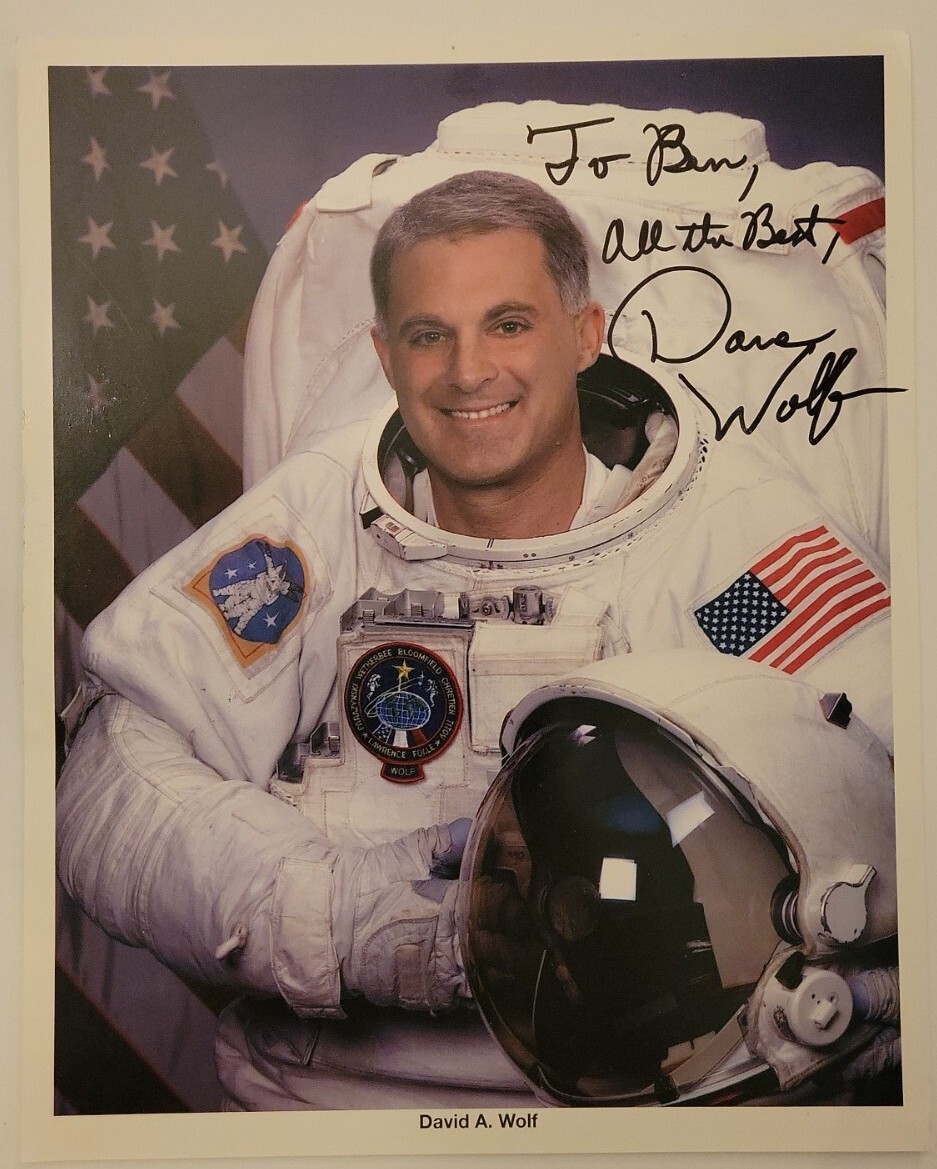 DAVID A. WOLF SIGNED 8x10 NASA ASTRONAUT LITHO PHOTO AUTOGRAPH | eBay