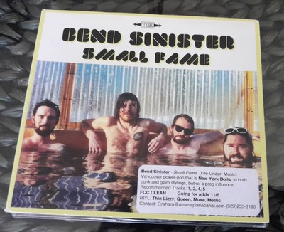Small Fame, BEND SINISTER - (Compact Disc) PROMO STICKER! EXC ...