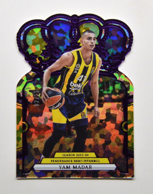 2023-24 Crown Royale EuroLeague Crystal Purple #97 Yam Madar 02/25 | eBay