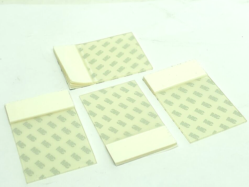 100-pcs 3M Scotch Pad Label Protection Tape Pads 2” x 4” Clear ...