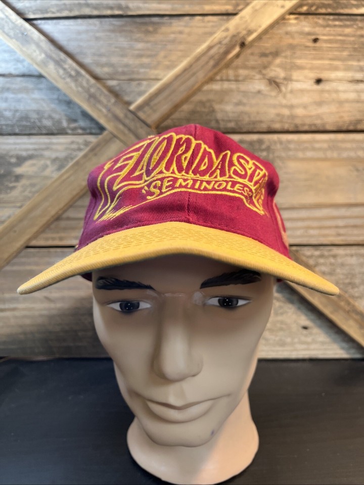 Vintage 1990’s NCAA Big Logo Florida State Seminoles Snapback Hat | eBay