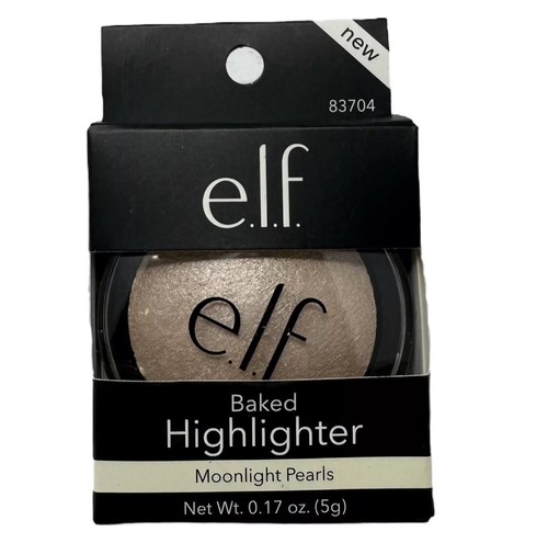 e.l.f. Elf RARE HTF Baked Highlighter Moonlight Pearls Illuminated New ...