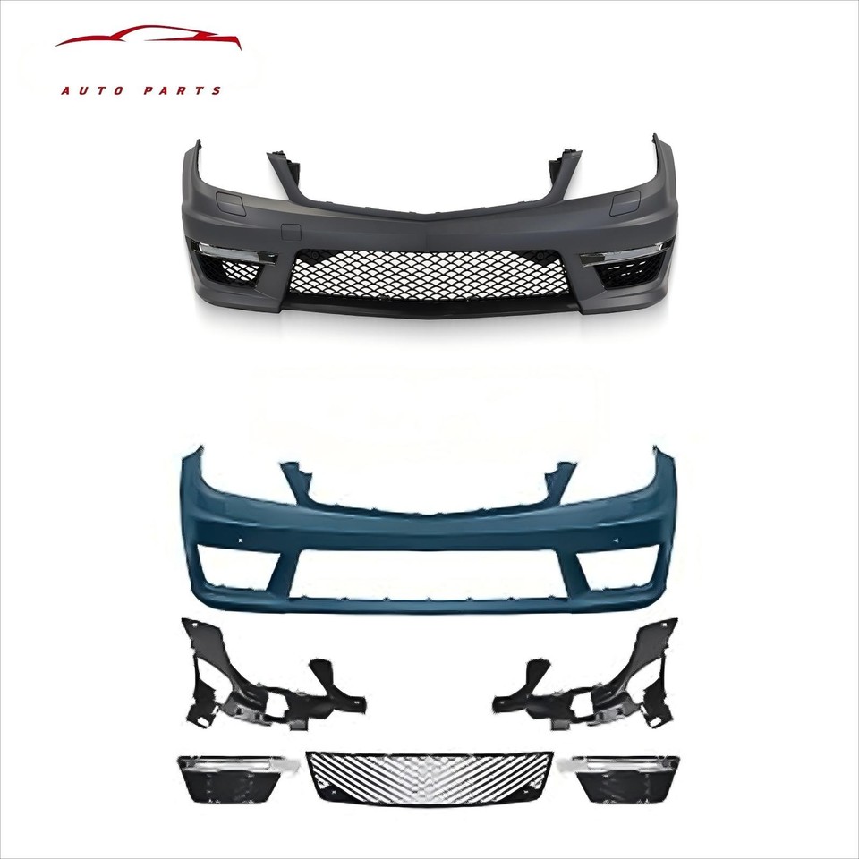 For 2012 2013 2014 Mercedes-Benz C Class W204 C63 AMG Style Front ...