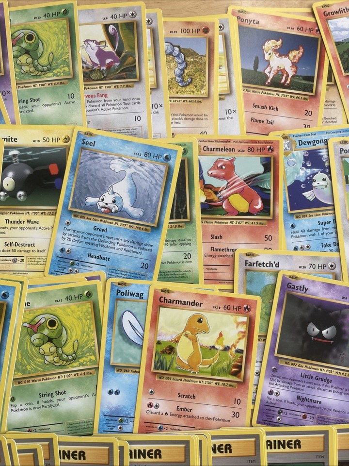 Lot of XY Evolution Pokemon Cards And Vintage Charizard And Blastoise ...