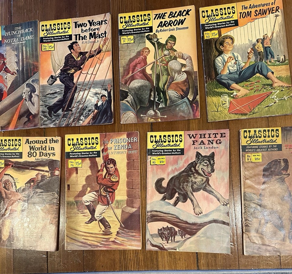 vintage classics illustrated comic books lot | eBay
