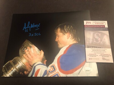 JSA ANDY MOOG AUTOGRAPH 8X10 SIGNED PHOTO EDMONTON OILERS 840 | eBay