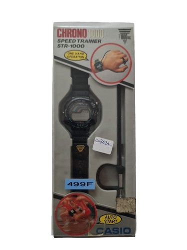 Montre vintage 90S Casio STR 1000 SpeedTrainer , !!NOS!! | eBay