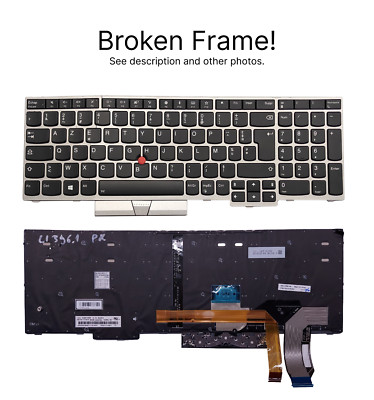 FRENCH AZERTY KEYBOARD LENOVO THINKPAD E580 T590 L580 E590 P52 P72 ...