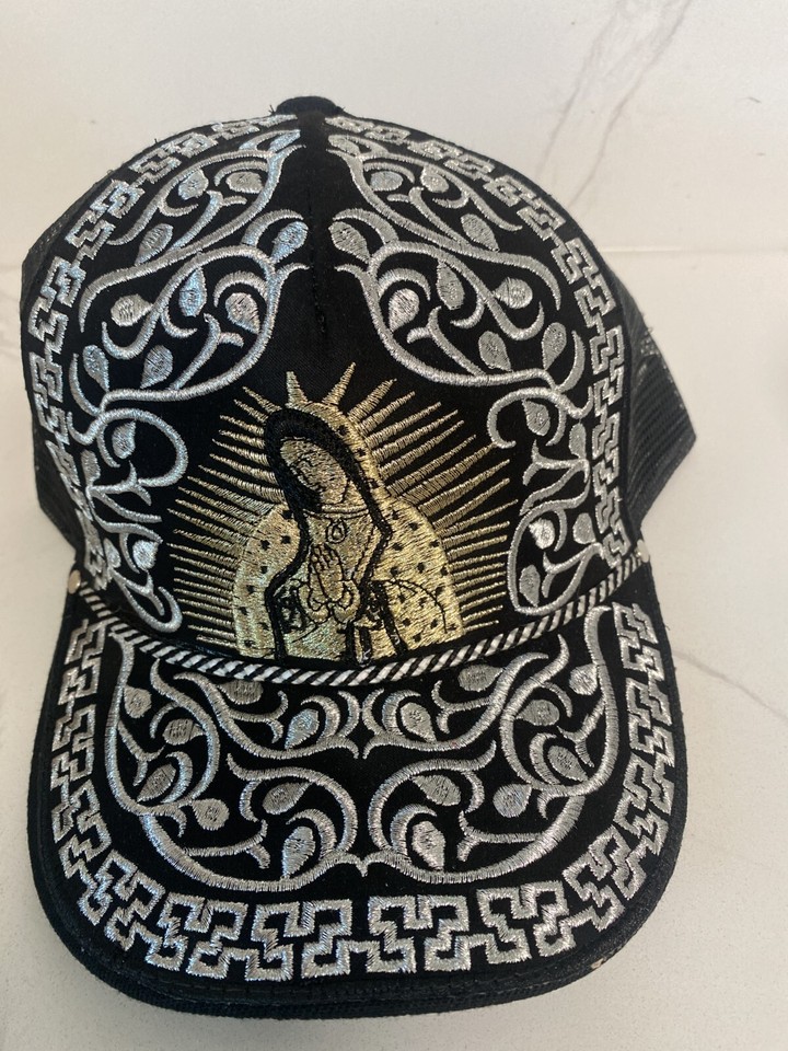 Silver Color Plated Hat Artisanal MeshBack Gris Gorra Artesanal ...