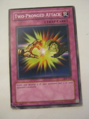 Yu-Gi-Oh Two-Pronged Attack SDK-034 Trap Card (011-79) | eBay