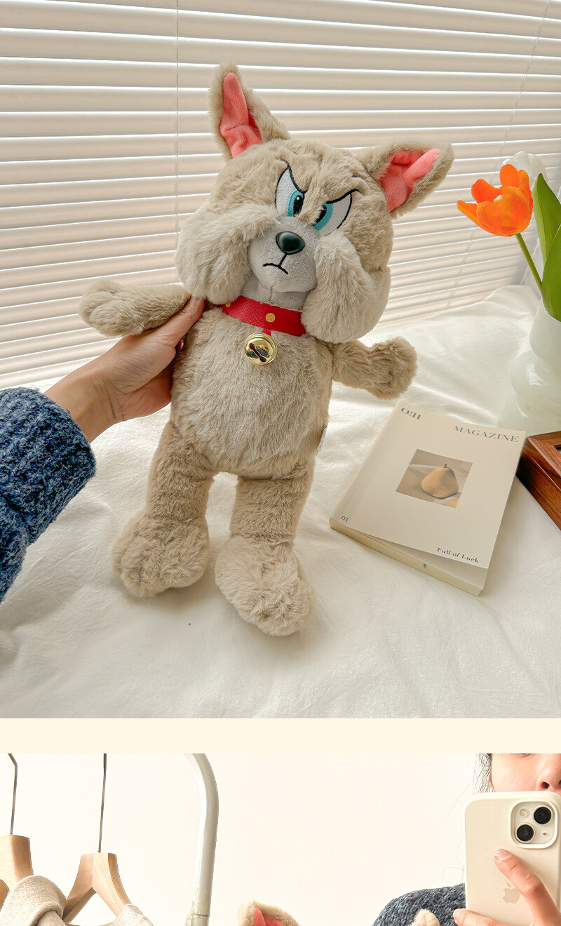 Authentic Tom Jerry Spike Bull Terrier Soft Stuffed Animal Plushie | eBay