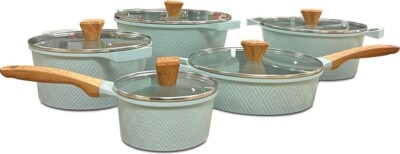 Royal Swiss Cookware 12-piece pot set - Induction Marble Coating | eBay UK