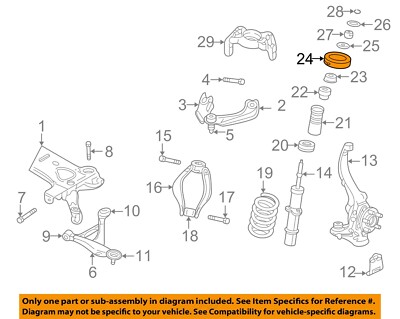 CHRYSLER OEM Front Suspension-Strut Upper Insulator 4764505AA | eBay