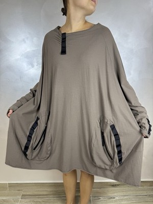 RUNDHOLZ Black Label Brown Balloon Pocket Dress Avant-garde Sz M Rare ...