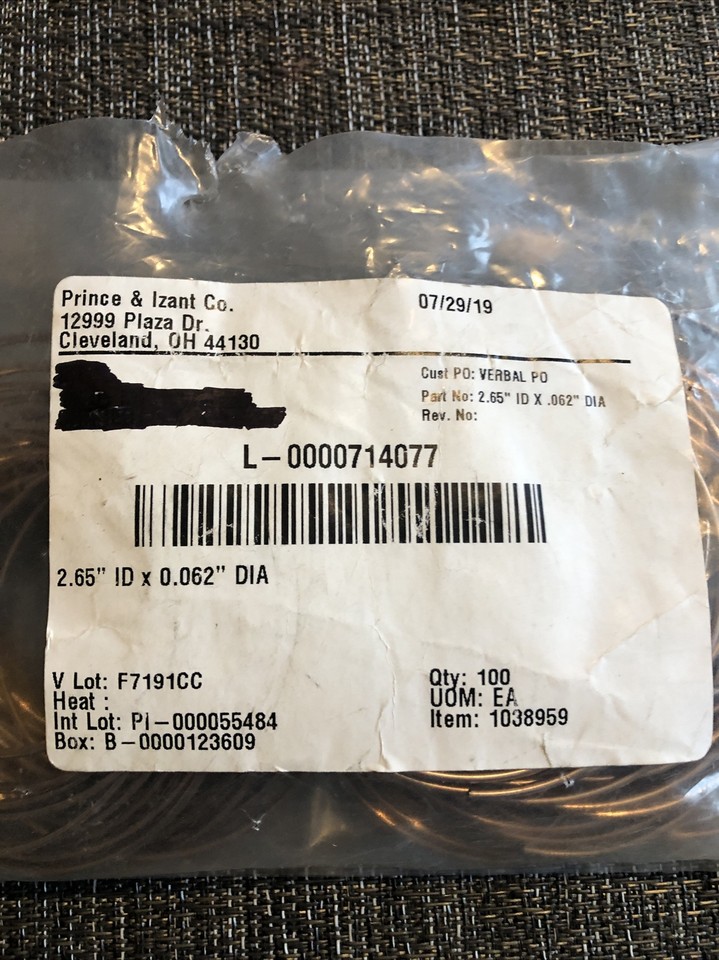 Prince & Izant Copper Brazing Rings; 2.65” ID x .062” DIA; 62 Count | eBay