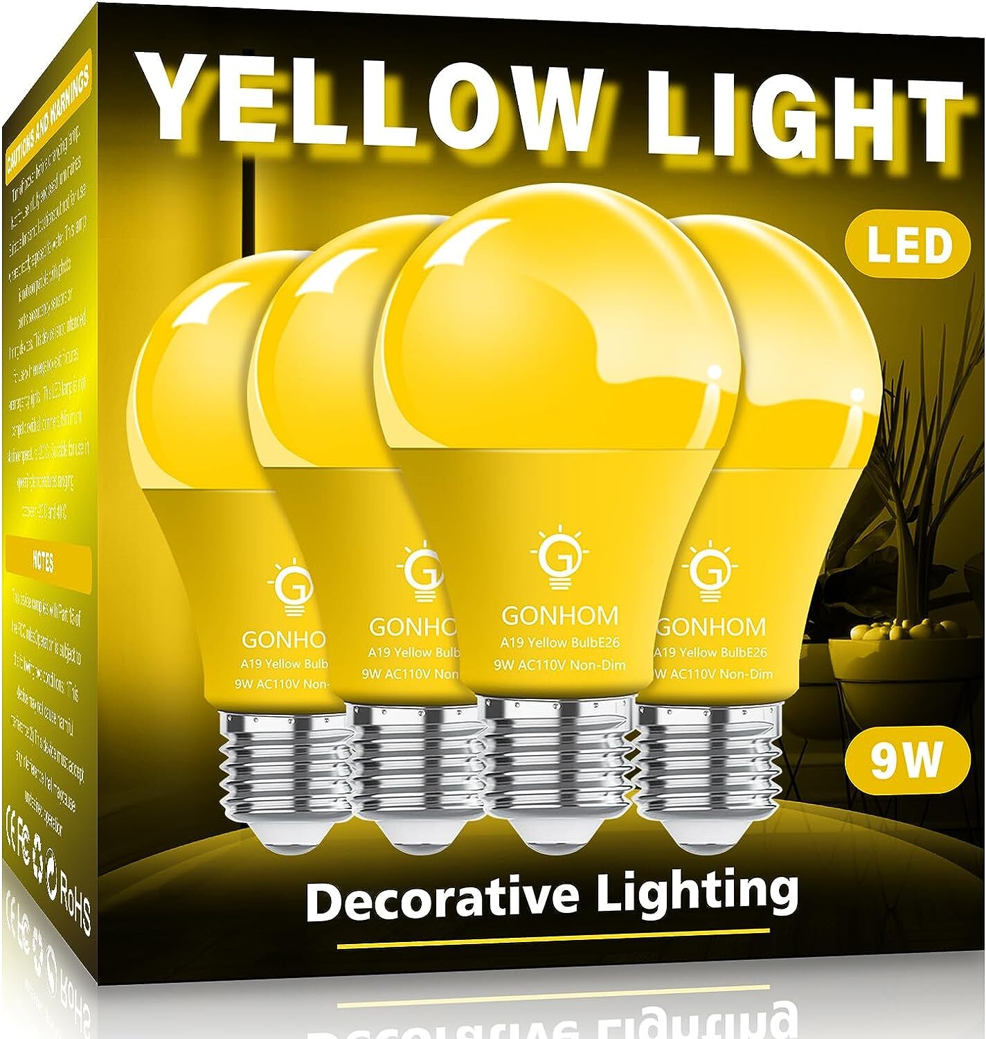 2+ Pack LED Light Bulb for Party Decoration, Holiday Lighting ...