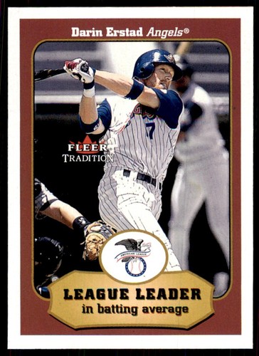 2001 Fleer Tradition Darin Erstad Baseball Cards #388 | eBay