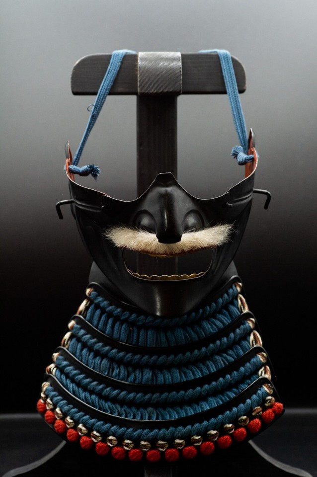 Iron MENPO Samurai Armor Mask Japanese Vintage Made in Japan | eBay