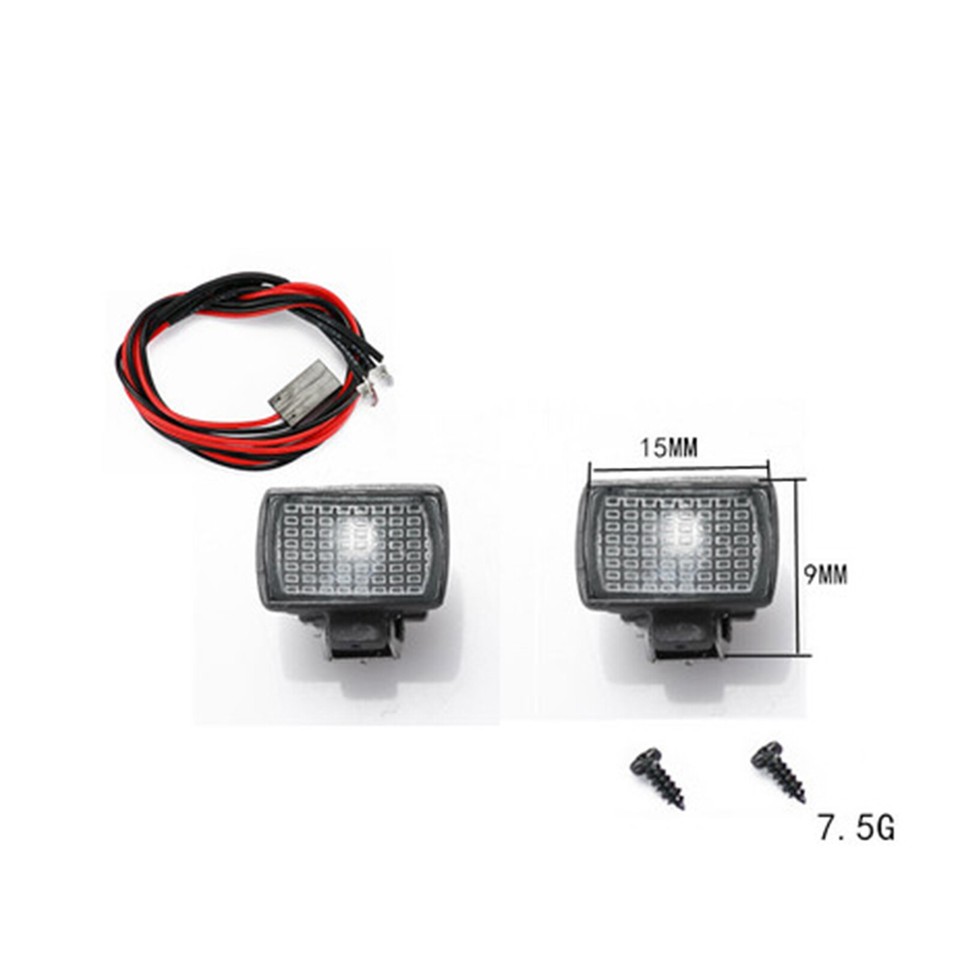 Spotlight Retro Square Light Luggage Rack Lights for DJ 1/10 TRX4 AXIAL ...