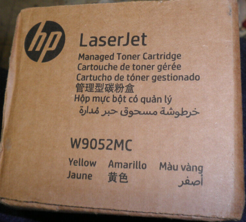 Genuine HP LaserJet W9052MC Yellow Managed Print Toner Cartridge | eBay