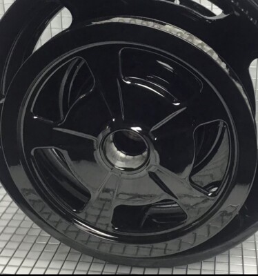 *Harley TOURING PULLEY Gloss Black 40217-09 Street Glide OEM SPROCKET ...