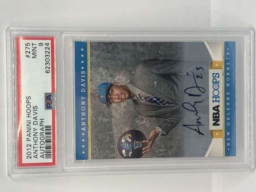 2012-13 Panini Hoops Autograph #275 Anthony Davis New Orleans Hornets ...