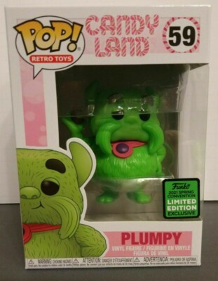 ECCC 2021 Shared Sticker Excl. Funko Pop Plumpy Candyland Retro Toys ...
