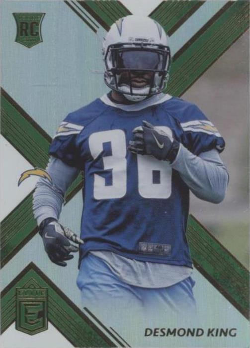 2017 Donruss Elite - Rookies Desmond King #126 Green (RC) for sale ...