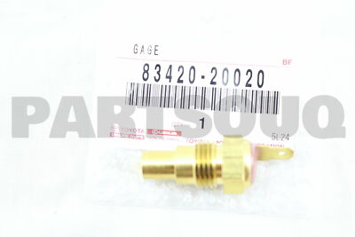 8342020020 Genuine Toyota GAGE ASSY, WATER TEMPERATURE SENDER 83420 ...