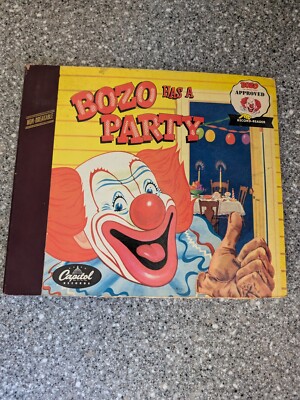 Vintage BOZO HAS A PARTY RECORD SET (1952) TWO 78 RECORDS Capitol | eBay