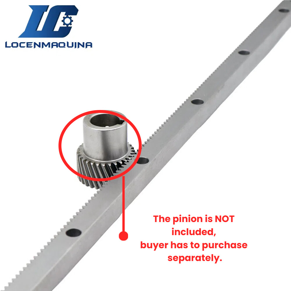 4 PCS 1.5 Modulus Helical Rack 1.5Mod Gear Rack 20*20*1000mm CNC Linear ...