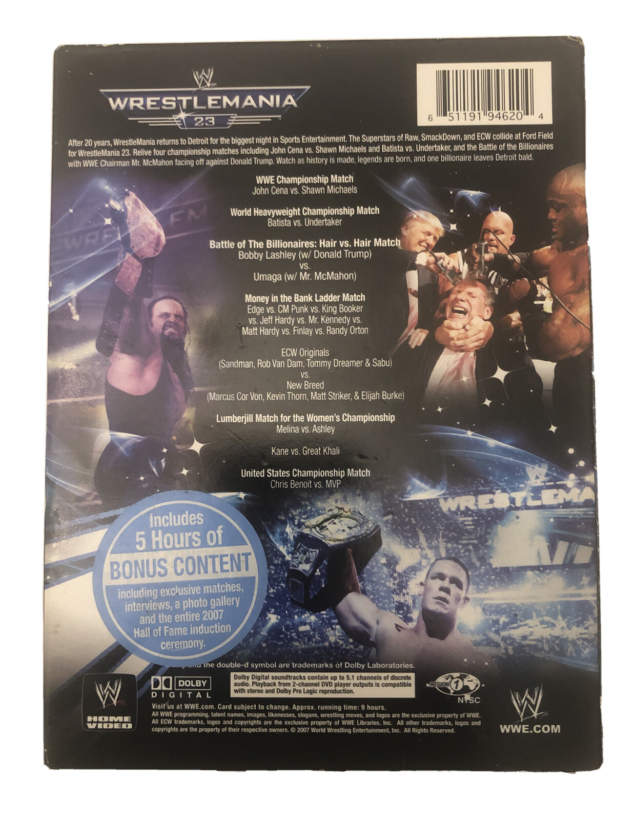 WWE - Wrestlemania 23 (DVD, 2007, 3-Disc Set, Ultimate Edition) | eBay