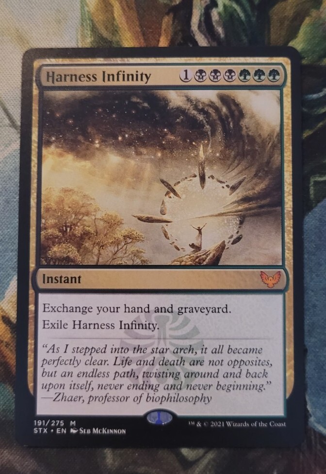 MTG Harness Infinity Strixhaven: School of Mages 191/275 Regular Mythic ...