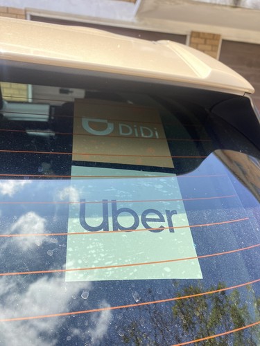 Ride-share Reverse Stickers | eBay