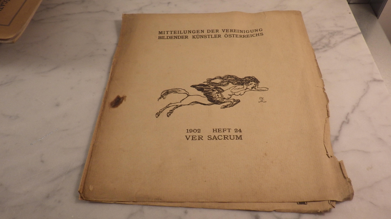 1902.Ver Sacrum (Jozef Mehoffer.Klimt Vienne).Couverture.. | eBay