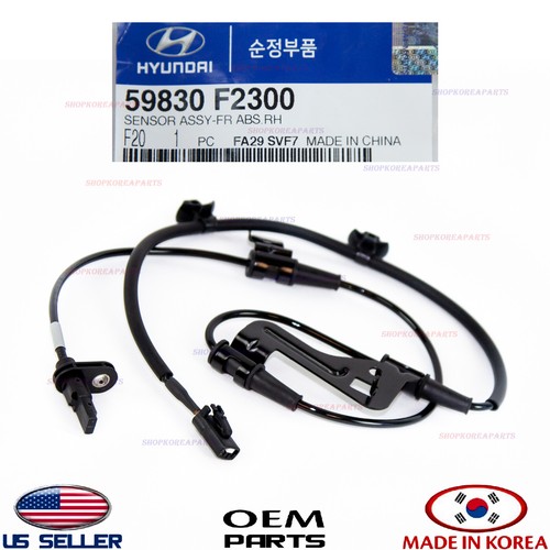 Genuine ABS Wheel Speed Sensor Front RIGHT Passenger Side OEM Elantra ...