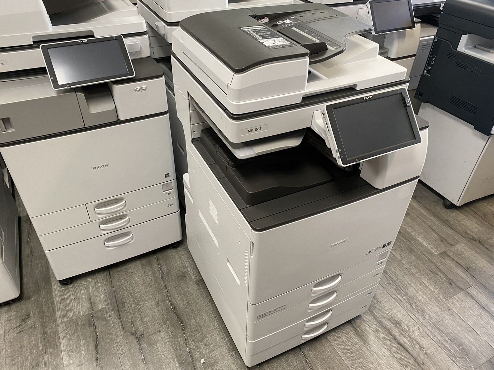 Ricoh MP 3555 (Low Meter) Copier Printer Scanner Fax MFP Finisher ...